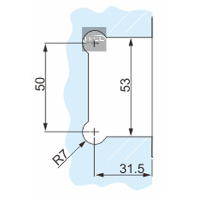 BSH2001-Mycro-Wall-Mount-Full-Back-Plate-Hinge | Walker-hardware