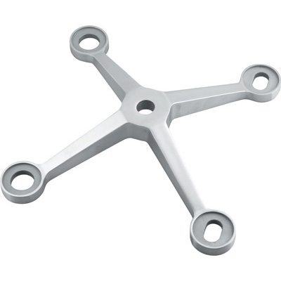 SPD2004-Four-Arm-'V'-Post-or-Column-Mount-Spider-Fitting | Walker-hardware